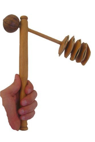 African Wasembe Gourd Slice Shaker - Ghana Rattle
