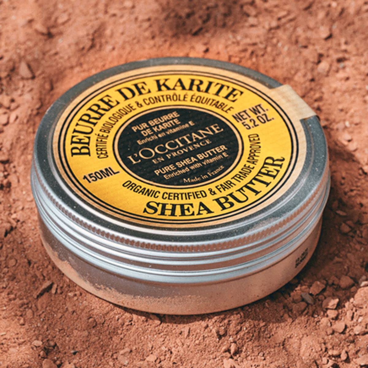 L’OCCITANE Organic-Certified* Pure Shea Butter, 0.35 oz