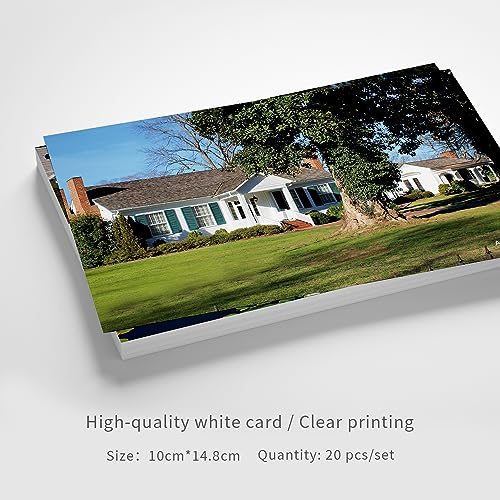 Dear Mapper Vintage United States Alabama Landscape Postcards Pack 20pc/Set Postcards from Around the World Greeting Cards for Business World Travel Postcard for Mailing Decor Gift
