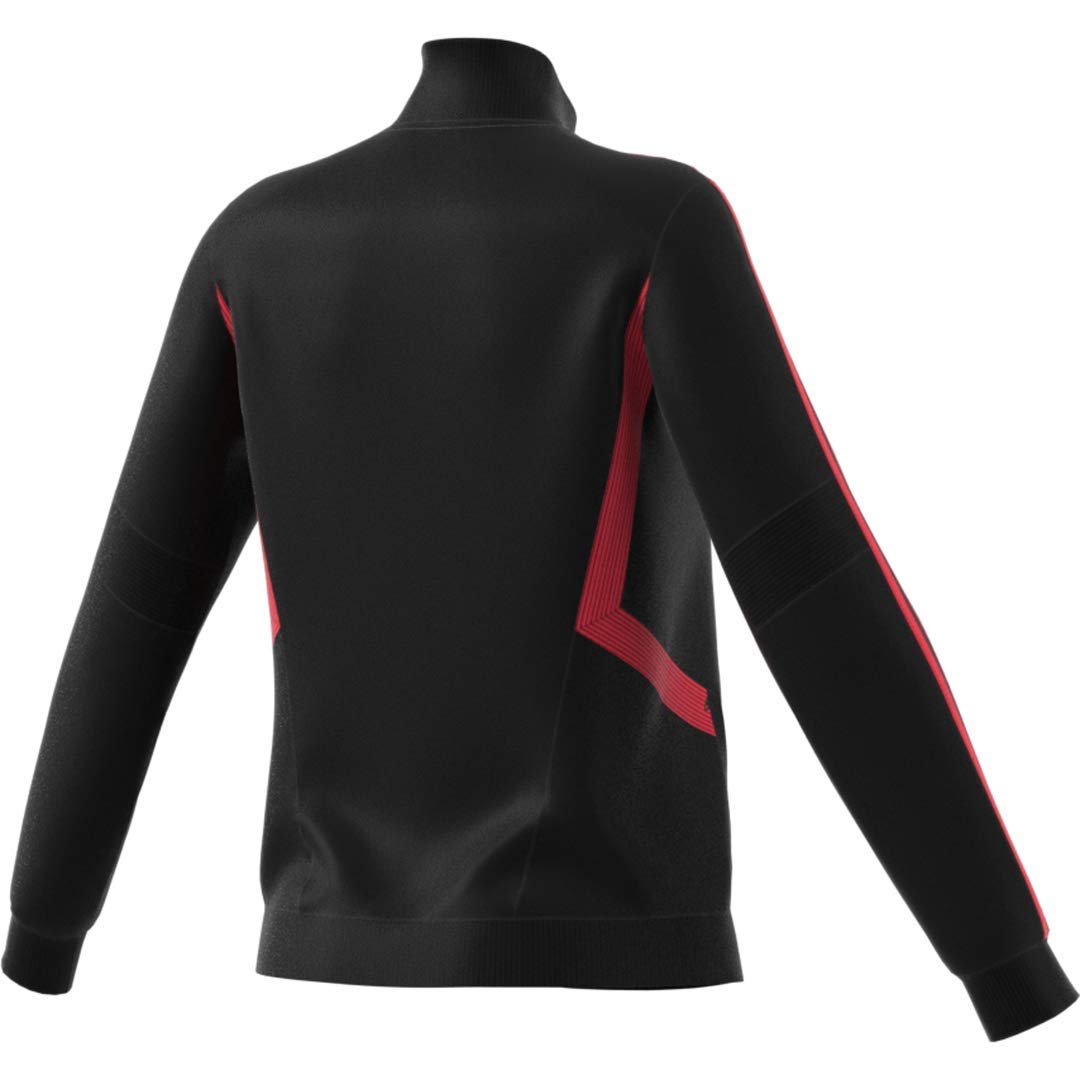 adidas womens Tiro Track Jacket Black /Pink XX-Small