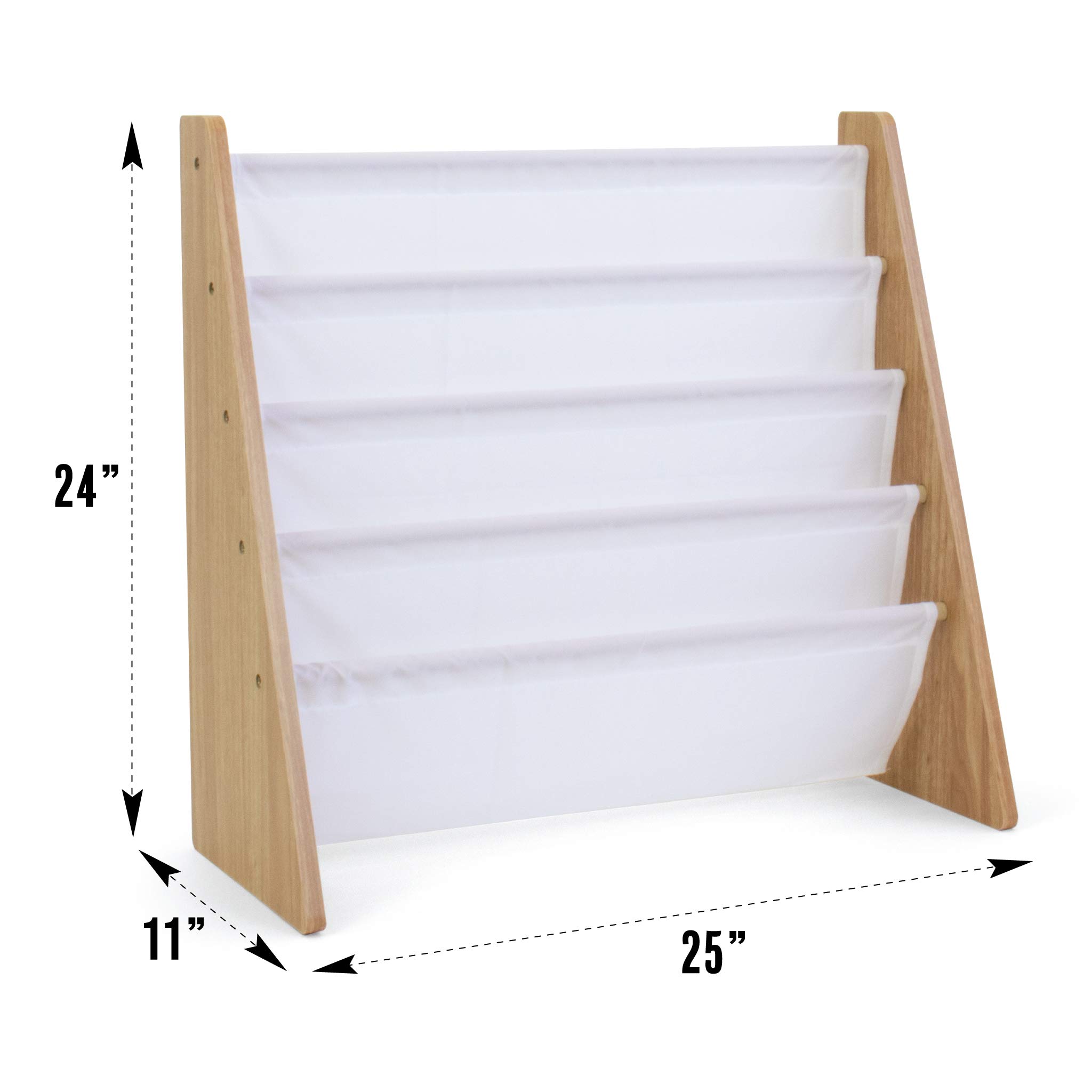 Humble Crew Kids Book Rack Storage Bookshelf with Toy Organizer and Storage Bins