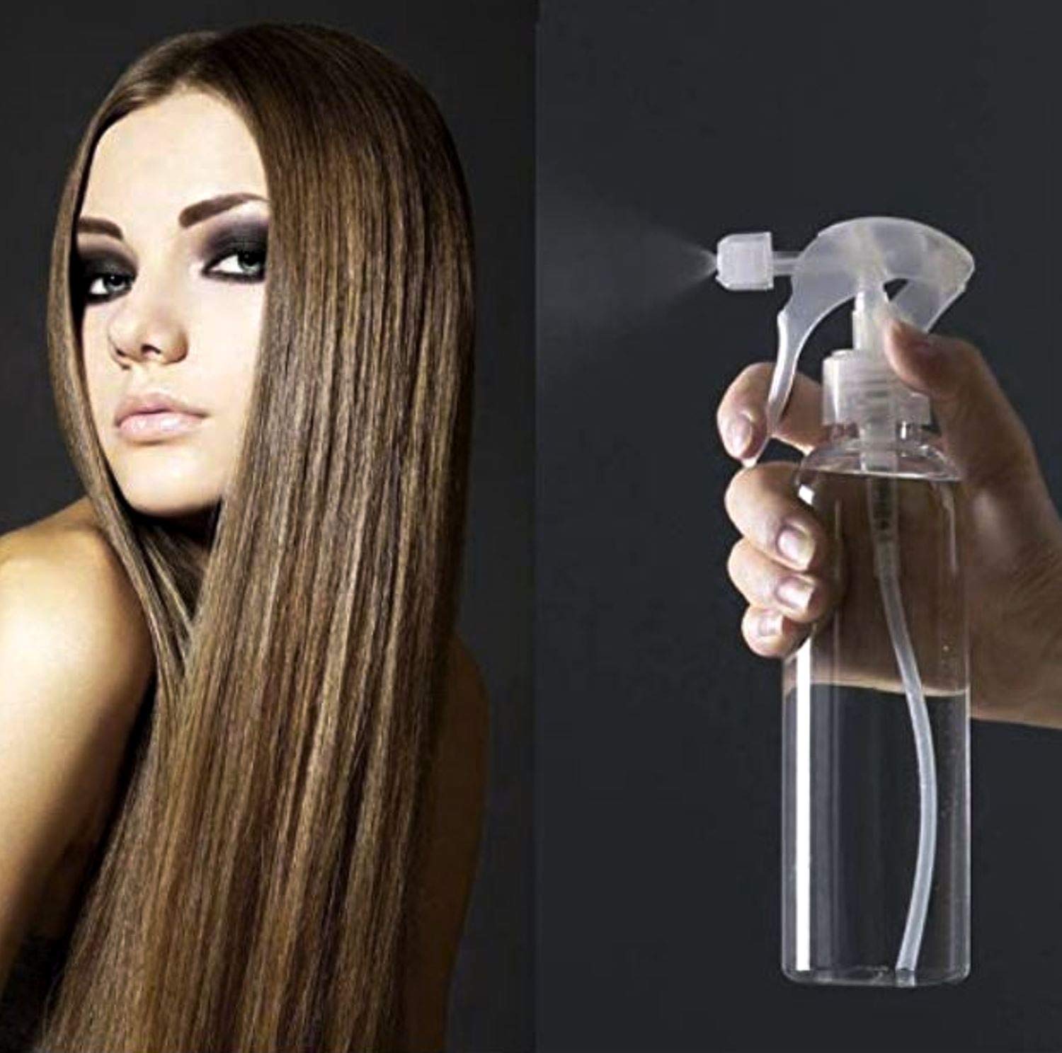 Pack of 3 All Purpose Plastic Spray Heavy Duty Spraying Bottles 25oz Leak Proof Mist & Stream Modes Trigger Sprayer for Cleaning Solution Planting,Pet, Essential Oil,Water Kitchen,Bath Beauty and Hair