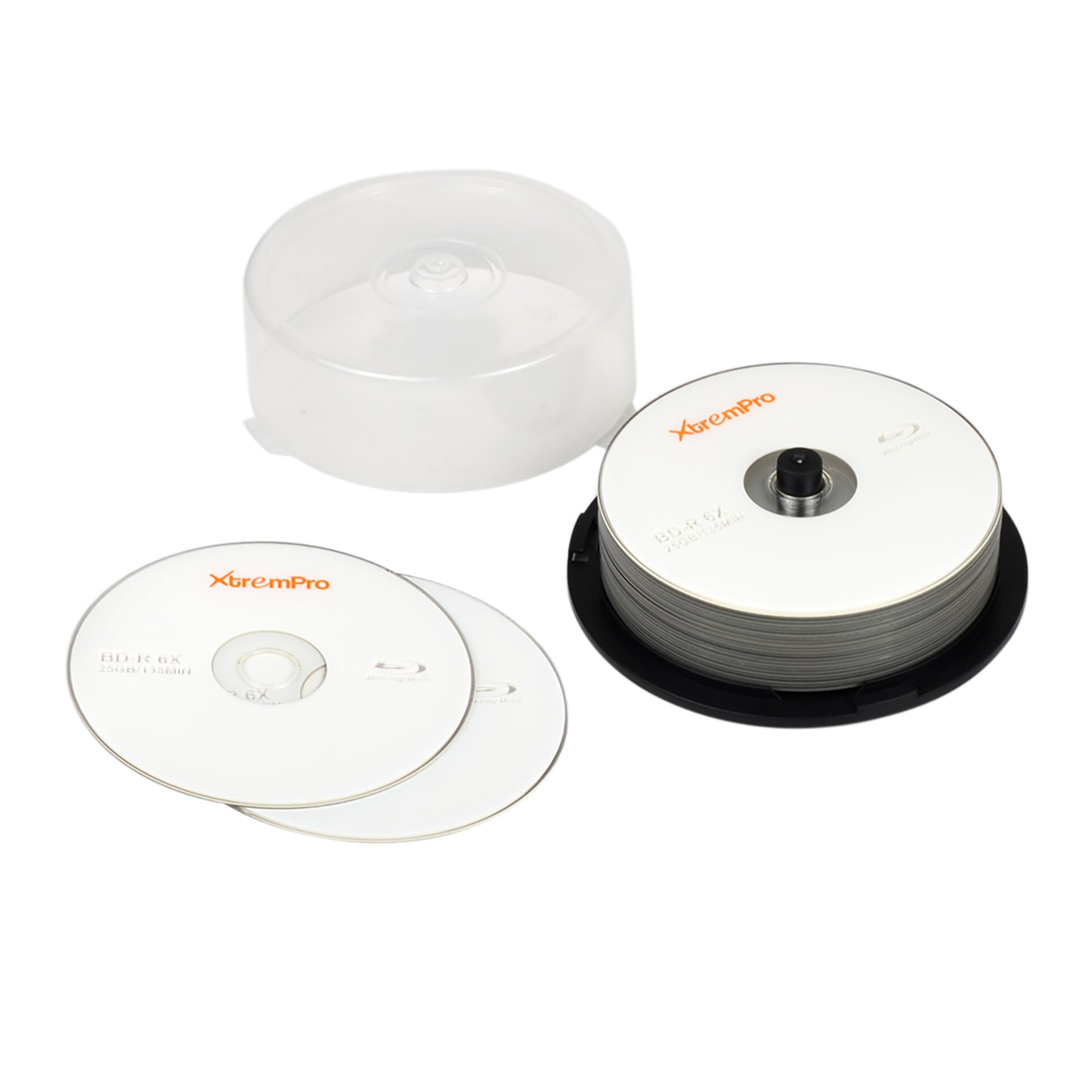 XtremPro Bd-R 6 X 25GB 135min Blu-Ray 10 Pack Blank Discs in Spindle - 11049