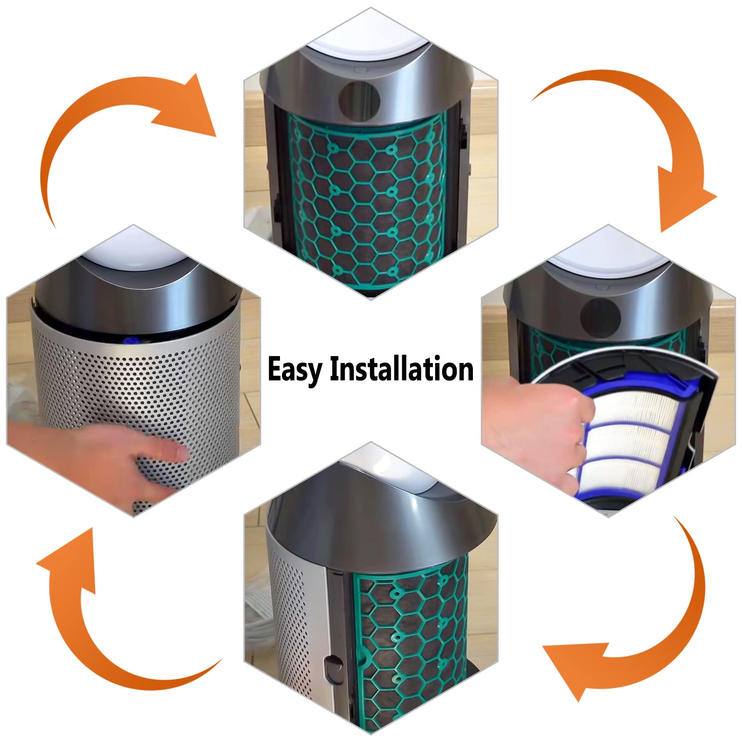 Cenipar TP04 360° Glass HEPA Filter Replacements