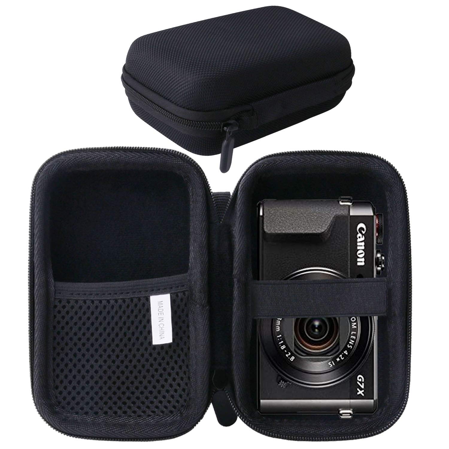 waiyu Hard EVA Travel Case for Canon PowerShot G7X/SX730HS/ SX620HS/SX720HS/SX740HS Digital Camera (Black)