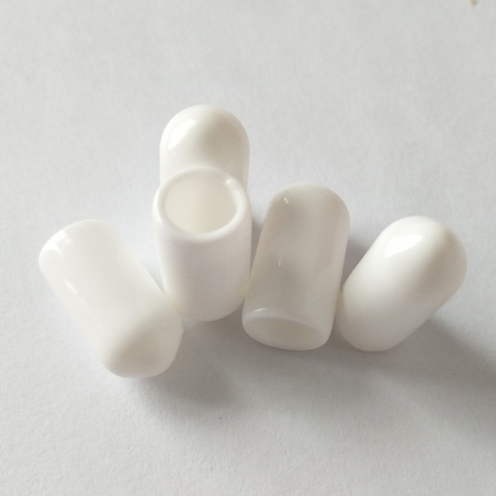 YEJI 50 Pcs 1/4" (External Diameter) White Screw Thread Protectors
