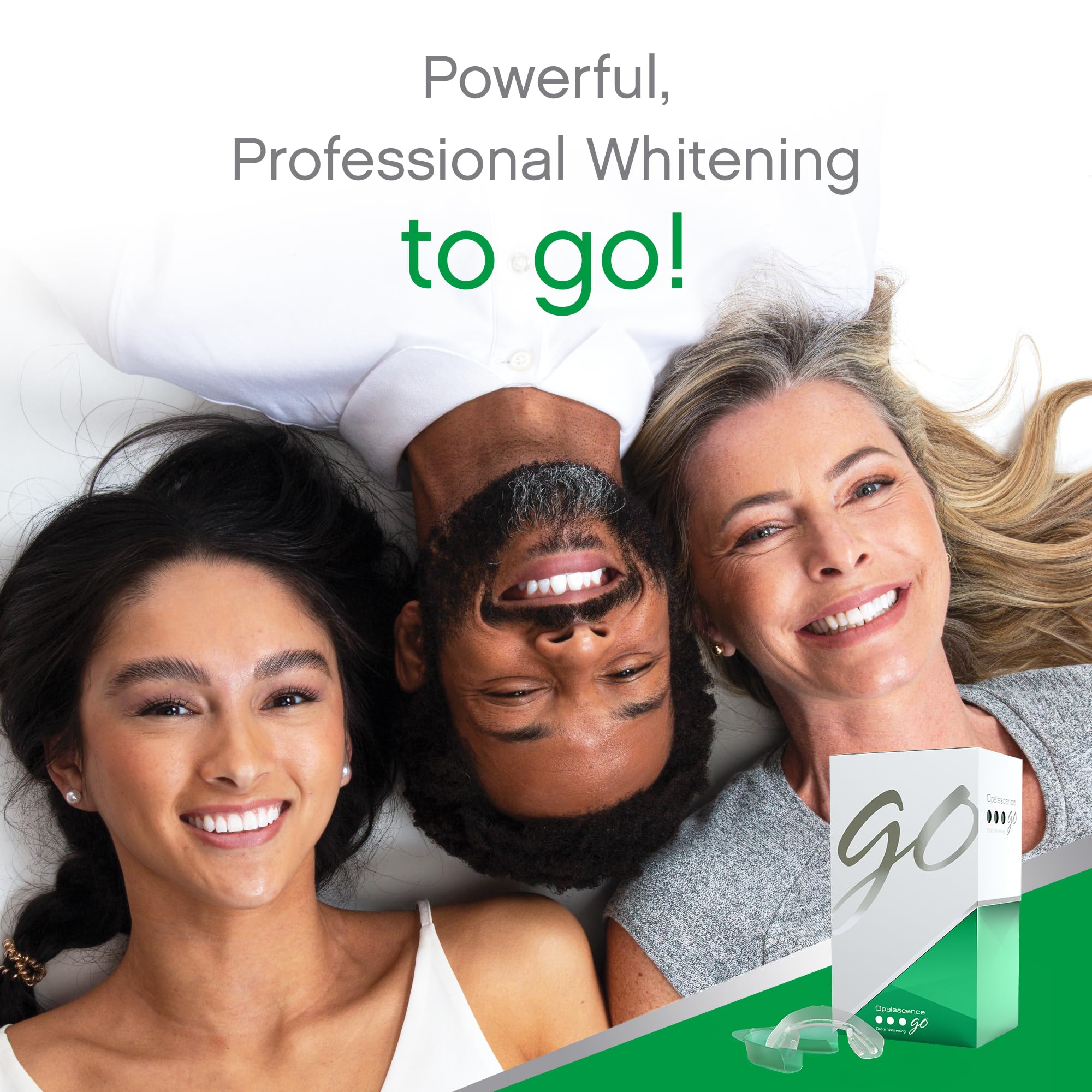Opalescence GO 15% (10 Treatments) Original Prefilled Teeth Whitening Trays w/Travel Whitening Toothpaste 1.0 Oz. Hydrogen Peroxide - Cool Mint - Made by Ultradent.