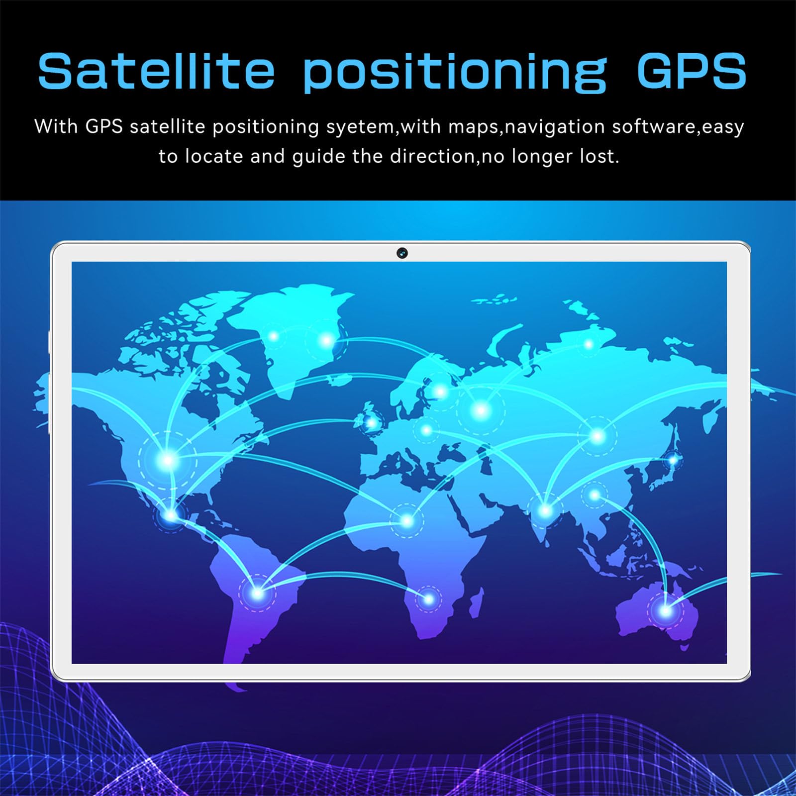 Android Tablet, 10.1 Inch 4core 4g + 32g Android 8.1 Dual Sim Tablets Dual Camera HD Touchscreen Phone Pad WiFi GPS Phablet Tablet Pc, Bluetooth, GMS, WiFi, 5000mah Large Battery