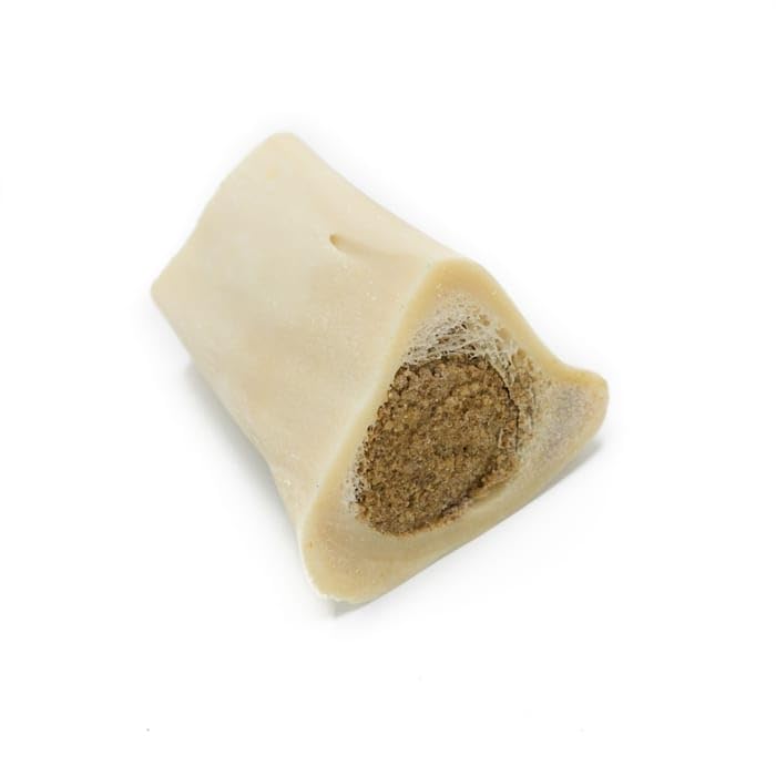 Barkworthies 3-4" Bacon & Cheese Stuffed Shin Bones for Dogs