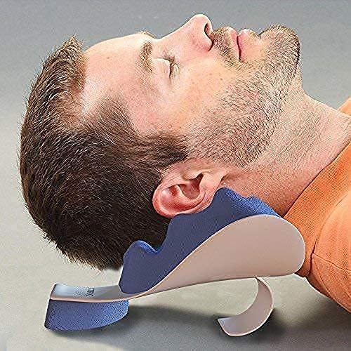 Accutrig TMJ Relief Pillow Best Neck and Shoulder Muscle Relaxer Traction Device for Pain Relief Management and Cervical Spine Alignment
