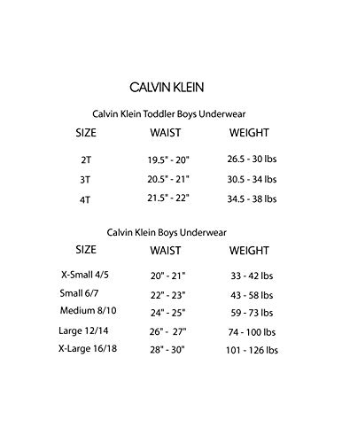 Calvin Klein Boys' Modern Cotton Assorted Boxer Briefs Underwear, Pack of 2, H.Grey/Black, X-Large