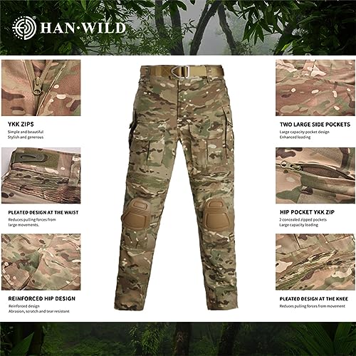 Alonepat Men Combat with Knee Pads Army Military Hunting Tactical Trousers Multicam Hiking Camping Pants Gray XXL