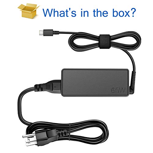 Charger for Lenovo Laptop Computer 65W 45W USB C Fast Power Adapter