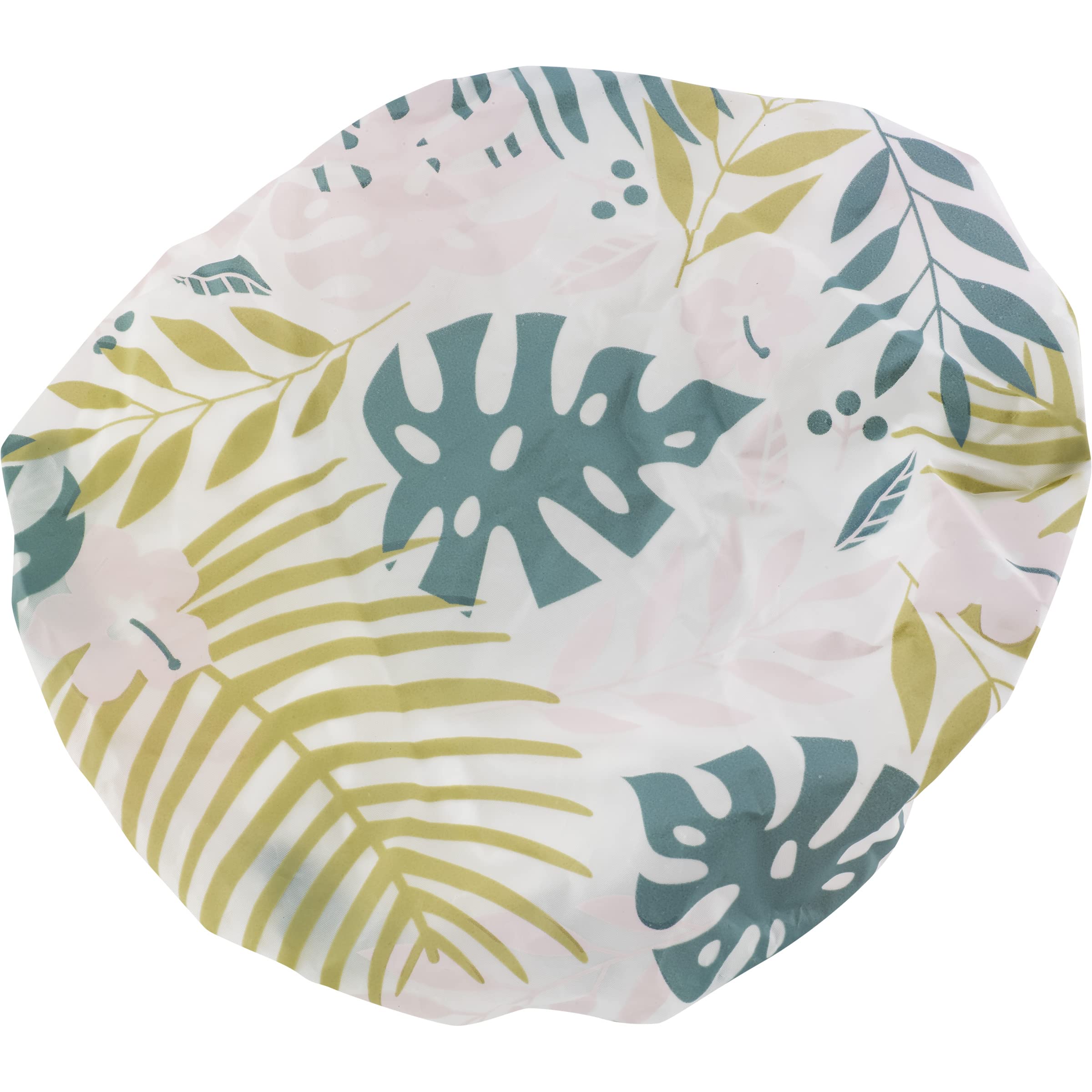 EcoTools Shower Cap, Organic Cotton Lining, Perfect For No-Wash Days, Fits All Head Sizes & All Hair Textures, Reusable & Waterproof, Protects Scalp, Eco-Friendly, Cruelty-Free, & Vegan, 1 Count