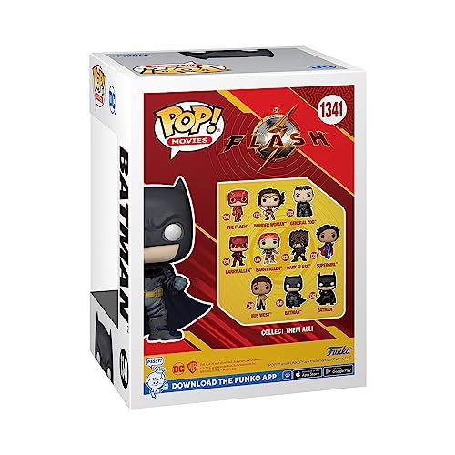 Funko POP! Movies: DC - The Flash - Batman - (Affleck) - DC Comics - Collectable Vinyl Figure - Gift Idea - Official Merchandise - for Kids & Adults - Comic Books Fans - Model Figure for Collectors