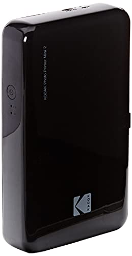 Kodak HD Wireless Portable Mobile Instant Photo Printer, Print Social Media Photos, Premium Quality Full Color Prints. Compatible w/iOS and Android Devices (Black)