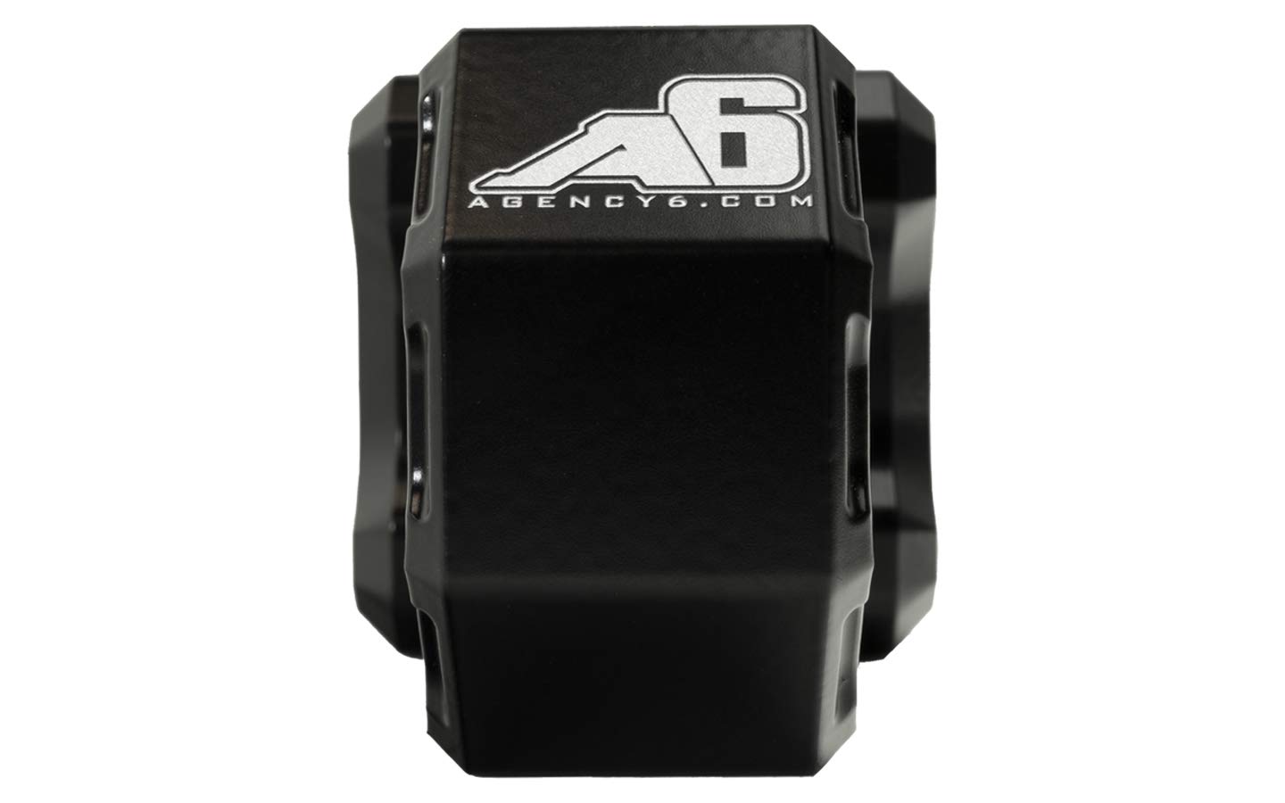 Agency 6 Recovery Shackle Block Assembly 2.5 INCH Double Hole, Black - Hitch Receiver Block - Proudly Made in The USA