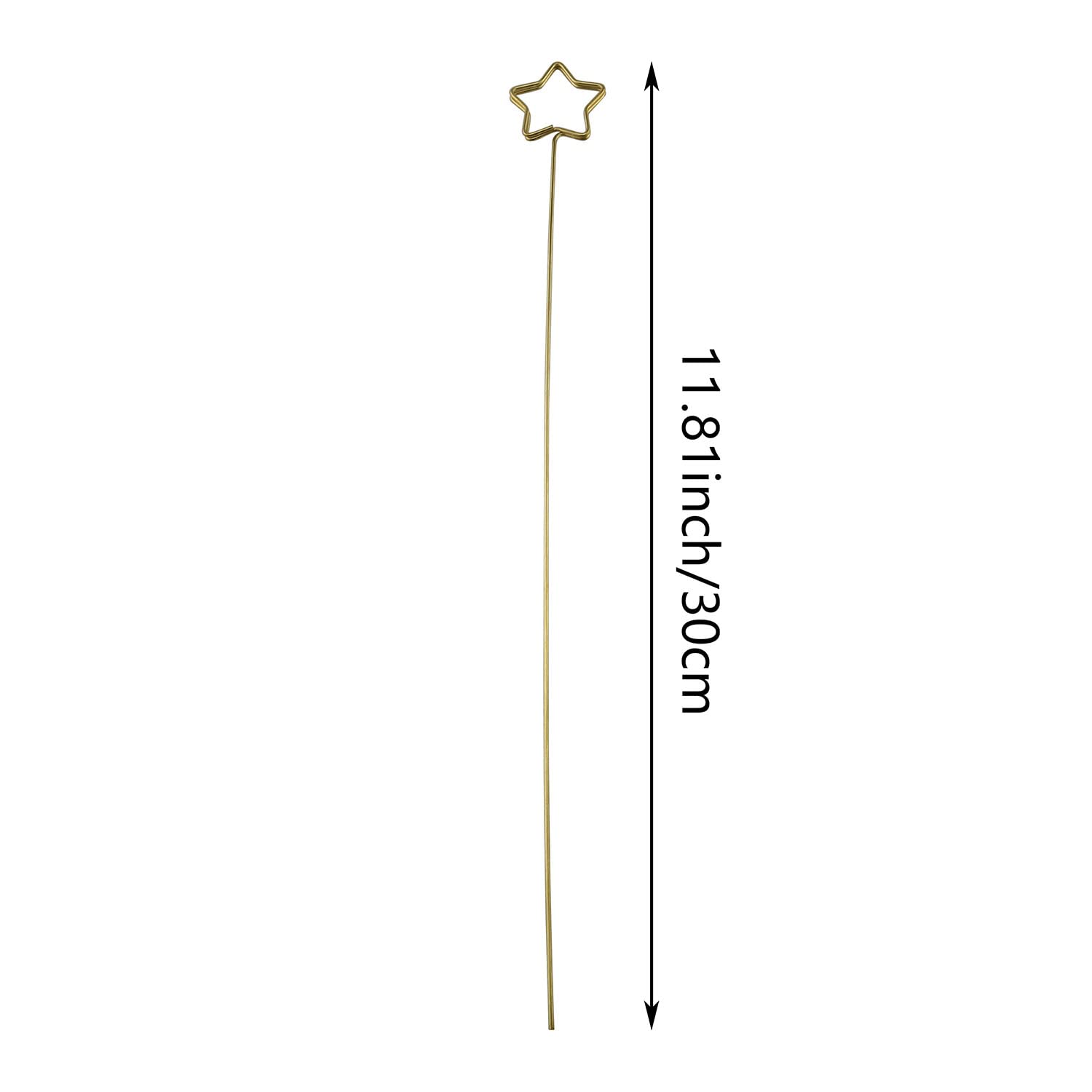 TAODAN Wire Card Holder 20PCS Metal Wire Floral Place Card Holders Five-Pointed Star Photo Memo Holder Pick Table Card Holder