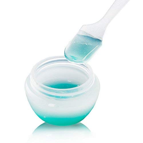 G2PLUS 100 PCS Disposable Makeup Frosted Tip Spatula, 3.2'' x 0.6'' Makeup spatula, Cosmetic Spatula for Mixing and Sampling, Facial Stick Applying the Mask, Clay mask, Peel Pask, Serum Polypropylene