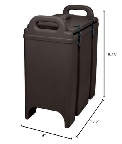 Cambro (350LCD110) 3-3/8 gal Soup Carrier - Camtainer®,Black