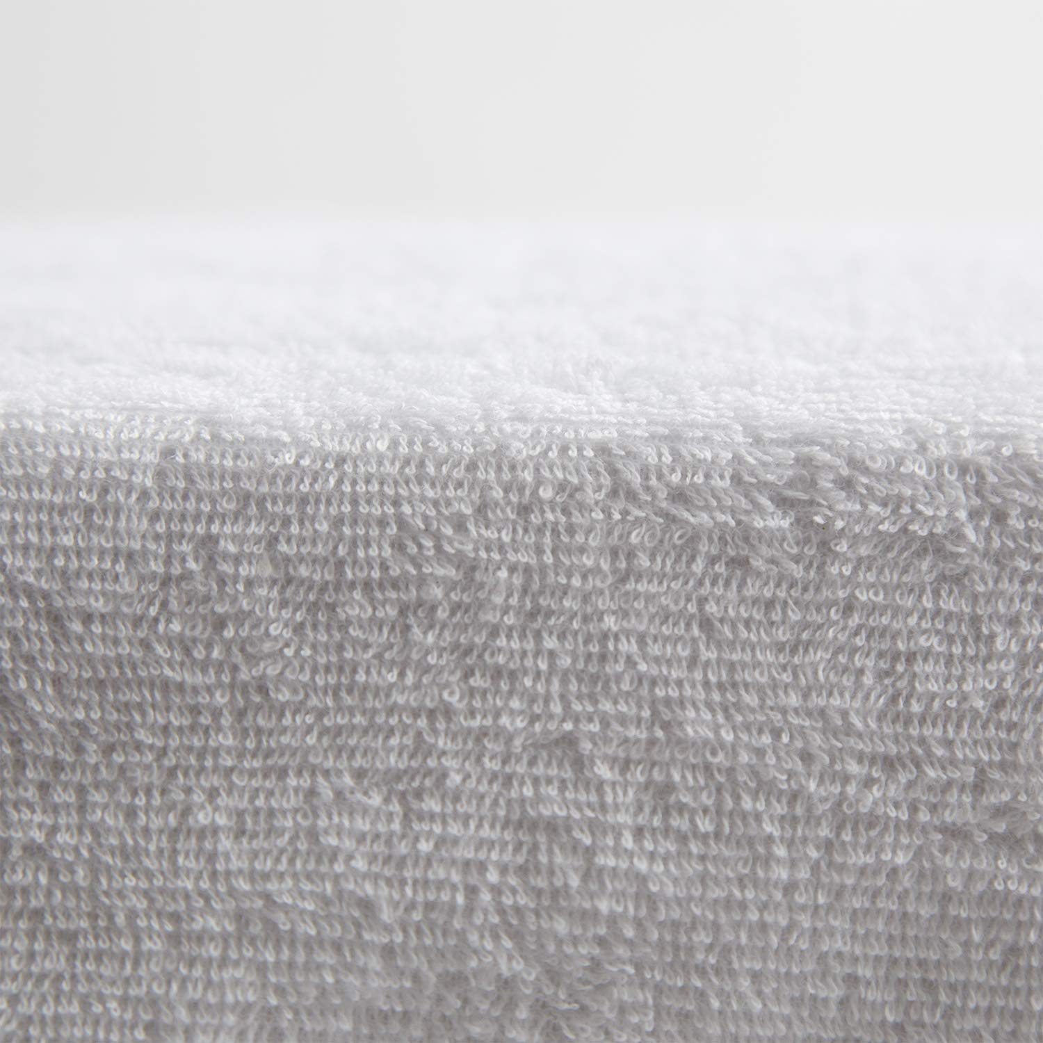 JumpOff Jo - Terry Cotton Crib Mattress Protector for Baby Crib White