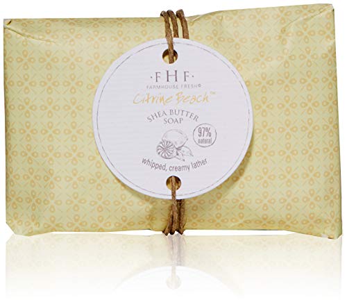FarmHouse Fresh Citrine Beach Shea Butter Soap, Coconut Lime, 5.25 oz