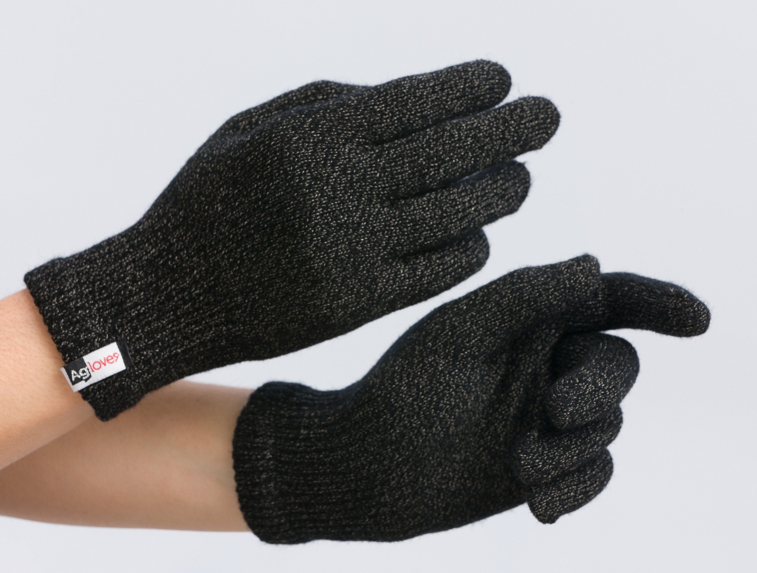 Agloves Sport Touchscreen Gloves, iPhone Gloves, Texting Gloves (Black, Small/Medium)