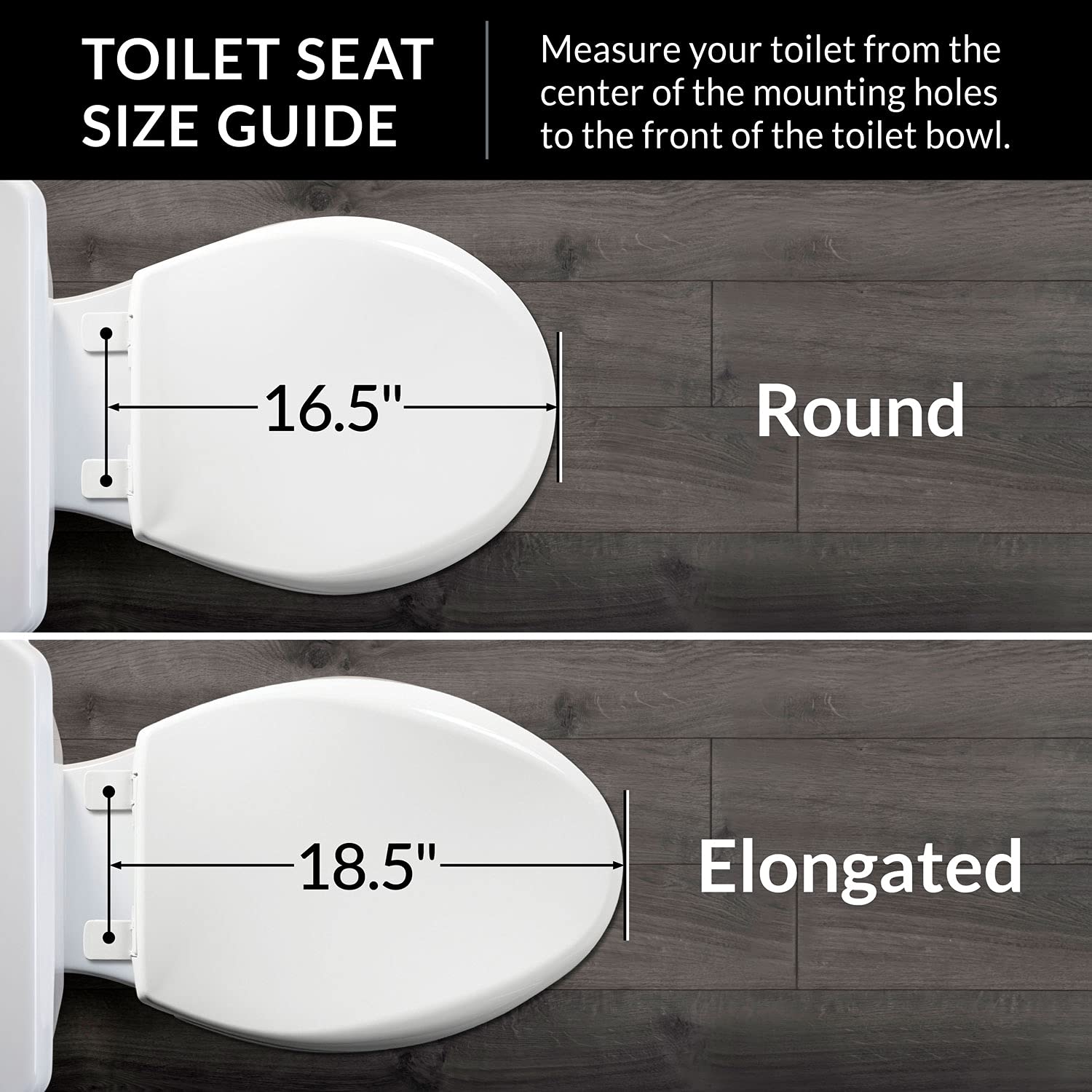 Bemis 500EC Toilet Seat with Perfect Fit, Fresh Water Spray, Non-Electric, Easy to Install Bidet, ROUND, Cotton White