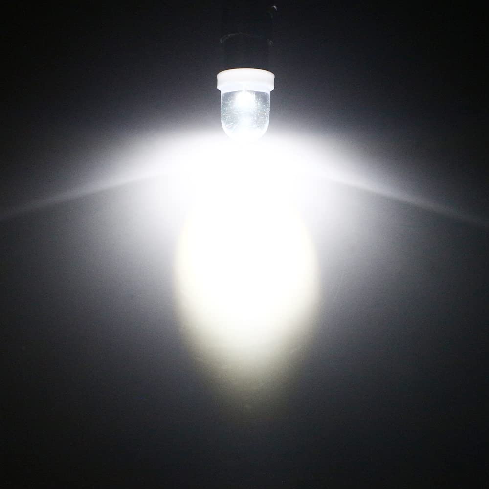 Keiurot GE44 47 756 755 Bulb Ba9s Led Bulbs for Pinball Led Bulbs Pinball Machine Light Bulb Fits Fender 1893 1895 Light Bulb 6.3V 6V DC White Pack of 20