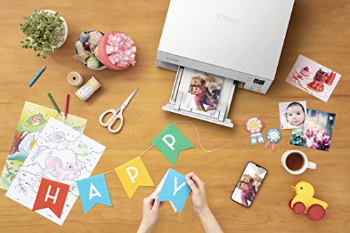 Canon TS6320 All-in-One Wireless Color Printer with Copier, Scanner and Mobile Printing, White, Works with Alexa