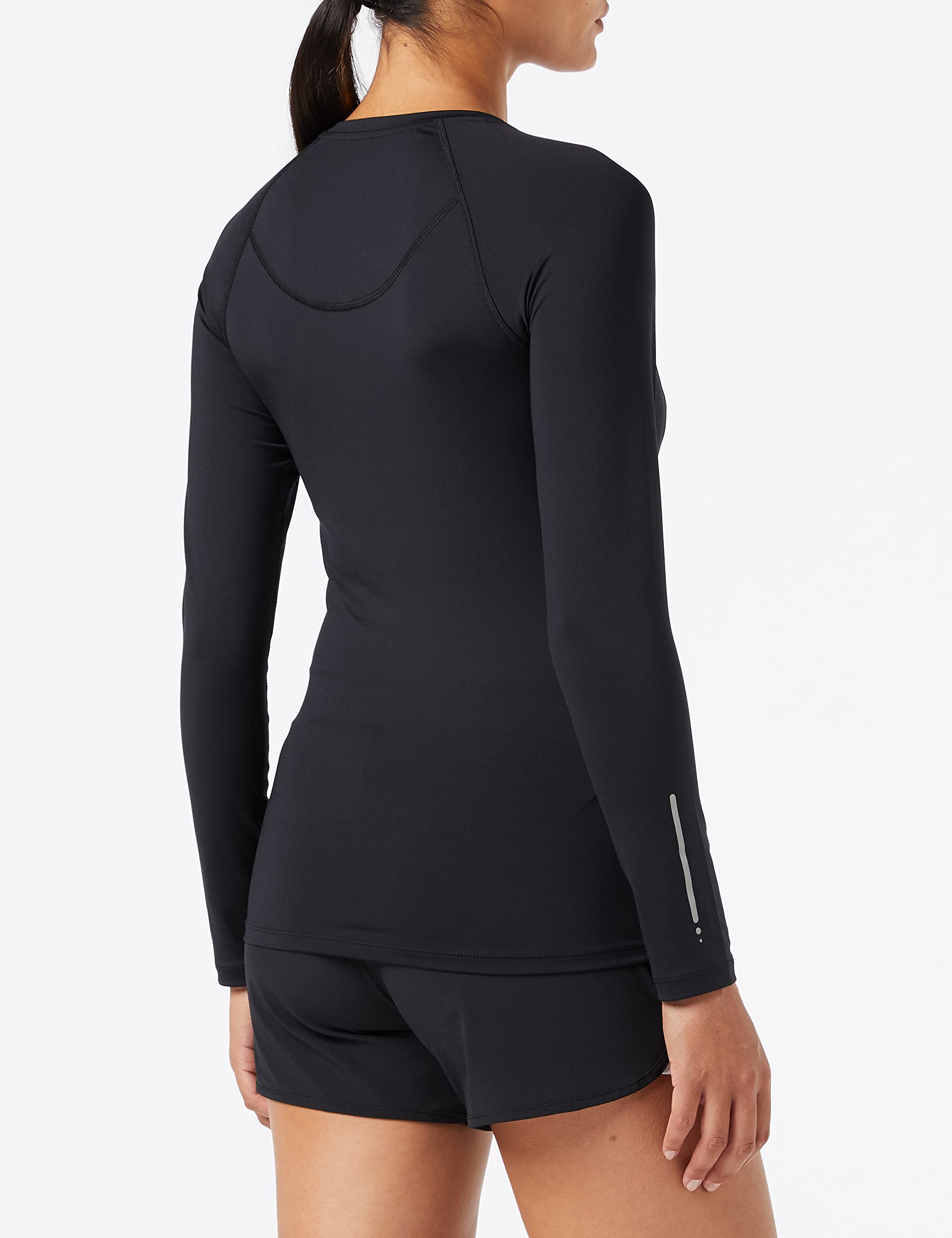 Amazon Essentials Women's Performance Stretch Long Sleeve T-Shirt, Lime Green, 6