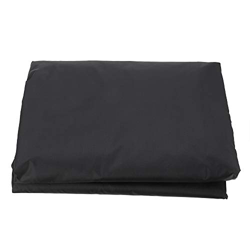ANMINY Waterproof Patio Chair Covers Outdoor High Back Stackable Dining Bar Stool Lawn Chair Cover Furniture Protector Sun Resistant - Black, Pack Of 4