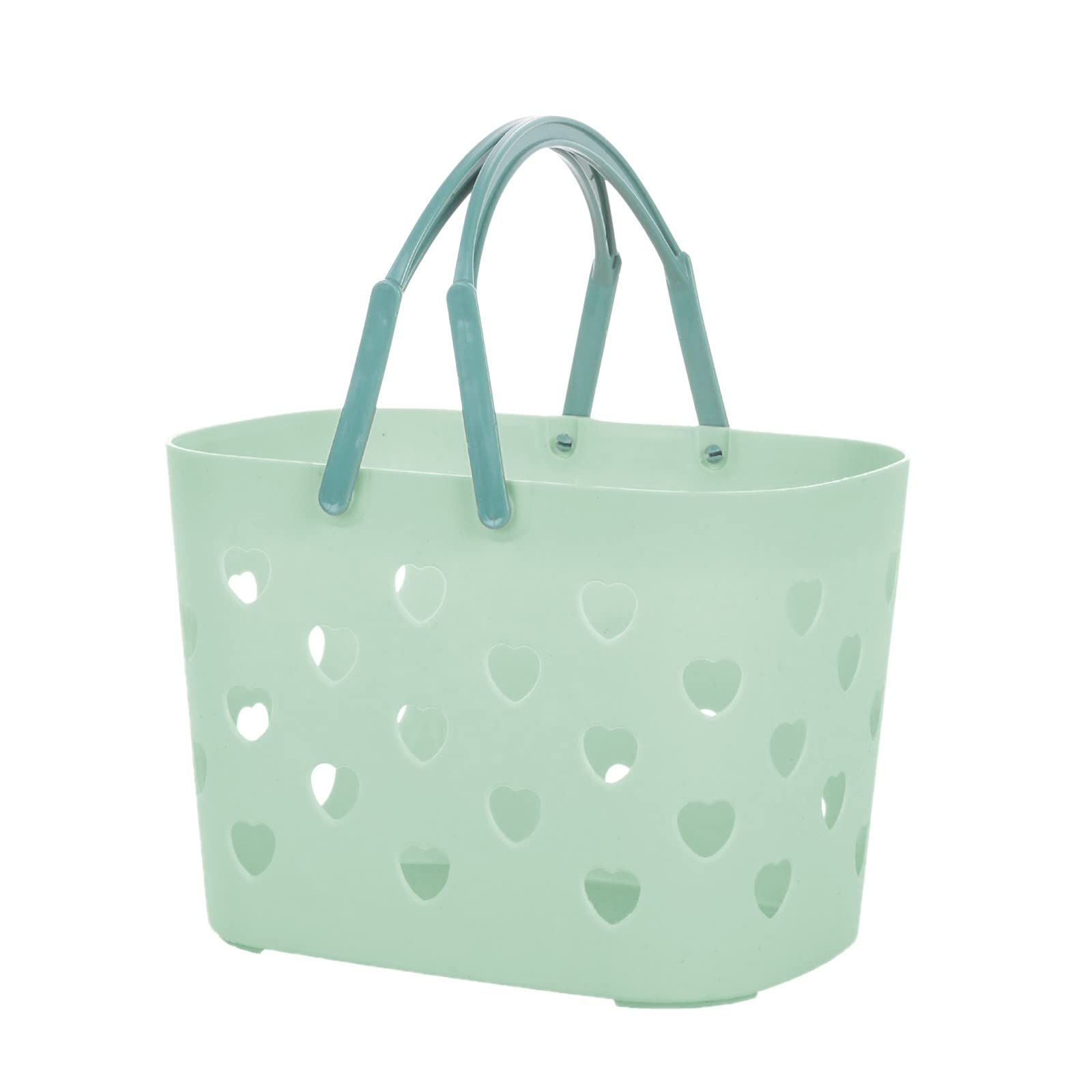 Berry Basket Portable Shower Caddy Tote Plastic Storage Basket With Handle Box Organizer For Bathroom Pantry Kitchen College Dorm Washable Tip Proof Durable Open Tote Bag Cut Vegetable Storage