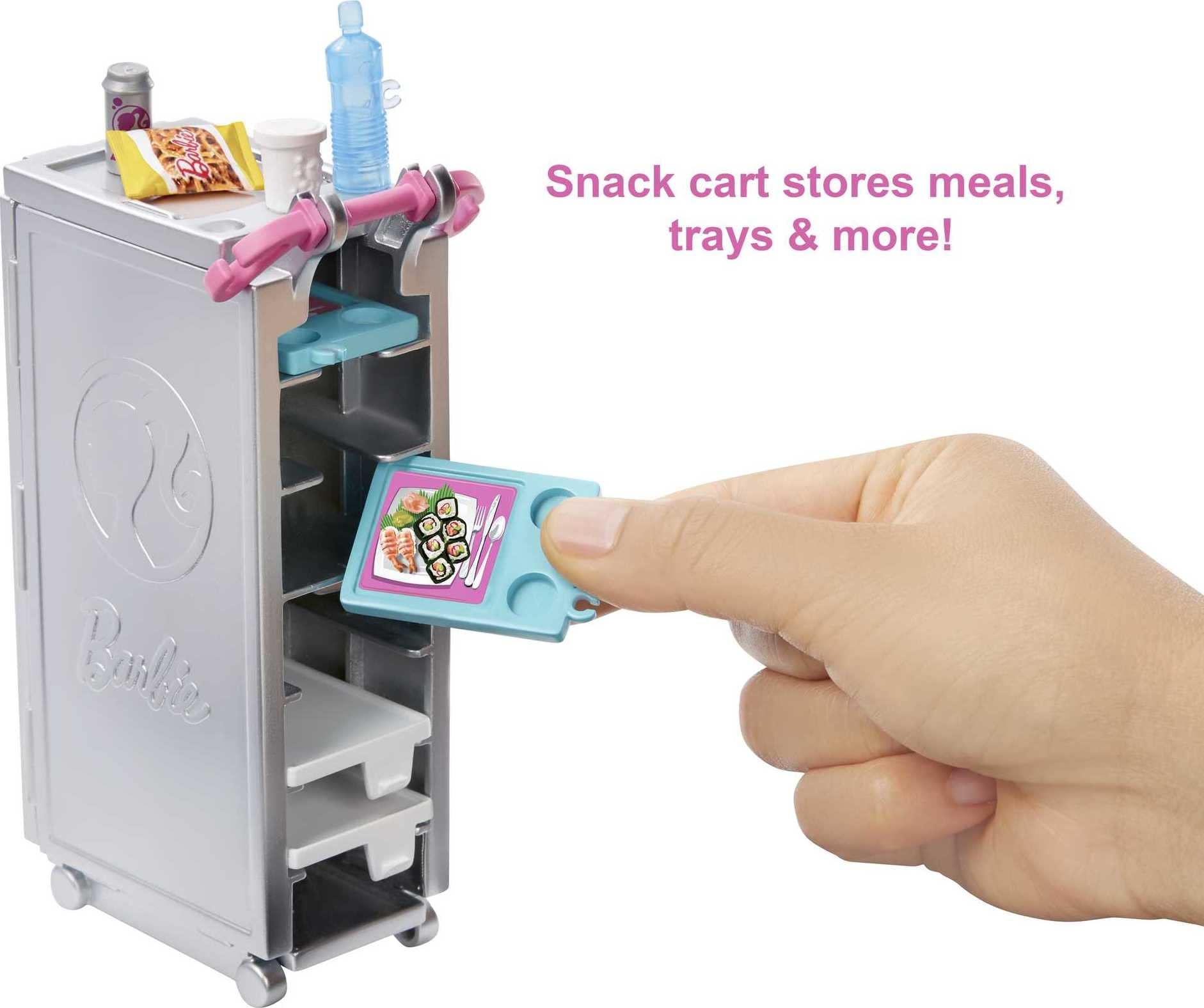 Barbie Dreamplane Transforming Playset with Doll and 15+ Travel-Themed Pieces