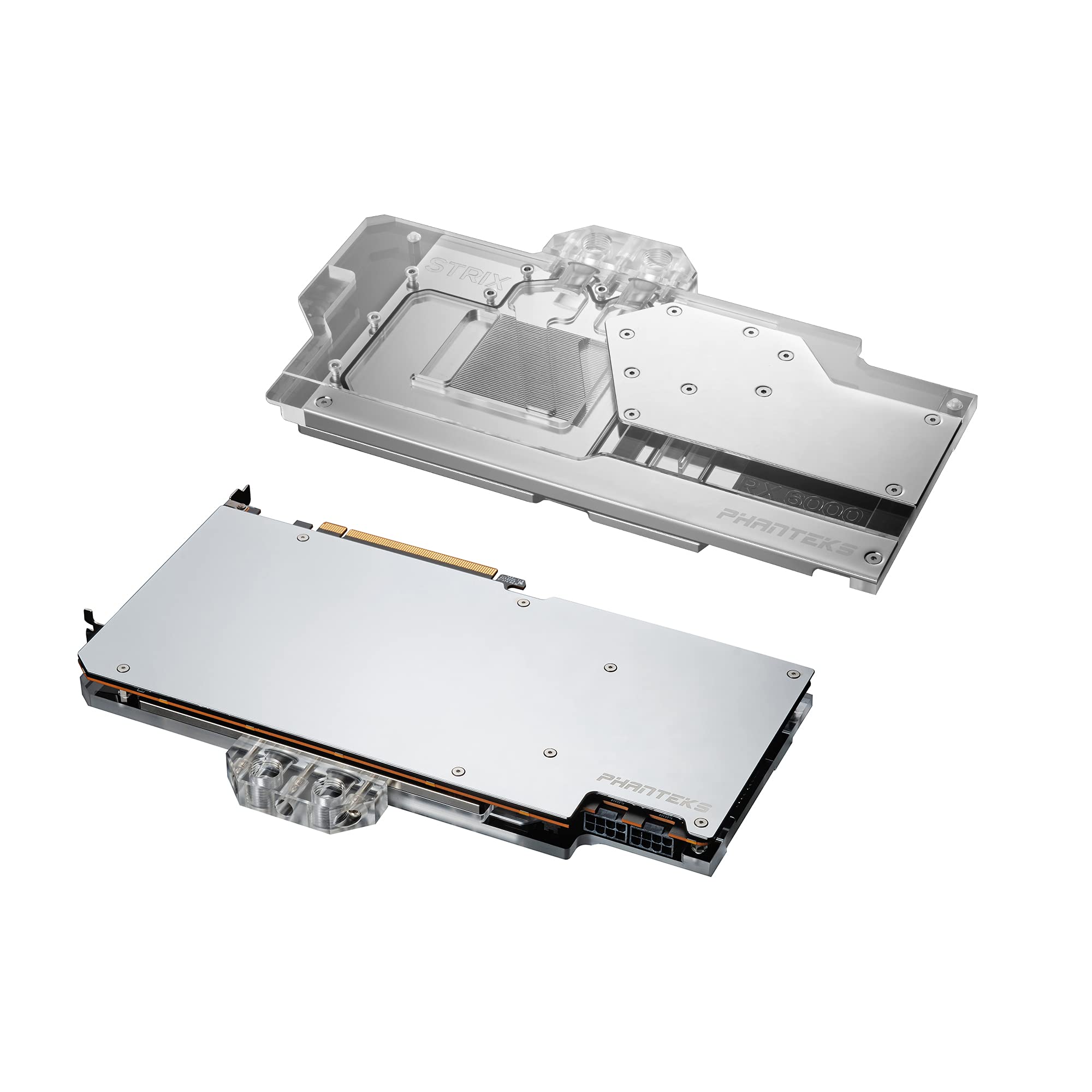 PHANTEKS Glacier G6000 Strix GPU Water Block, ASUS RX 6800/6900 Strix/TUF, D-RGB - mit Backplate, ch
