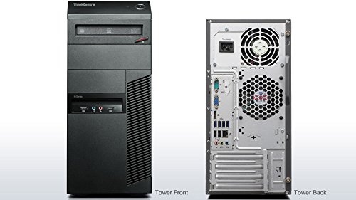 Lenovo ThinkCentre M82 Tower Flagship Business Desktop Computer (Intel Quad-Core i5 3.2GHz, 8GB RAM, 2TB HDD + 120GB SSD, DVD, VGA, DisplayPort, WiFi, Windows 10 Professional) (Renewed)