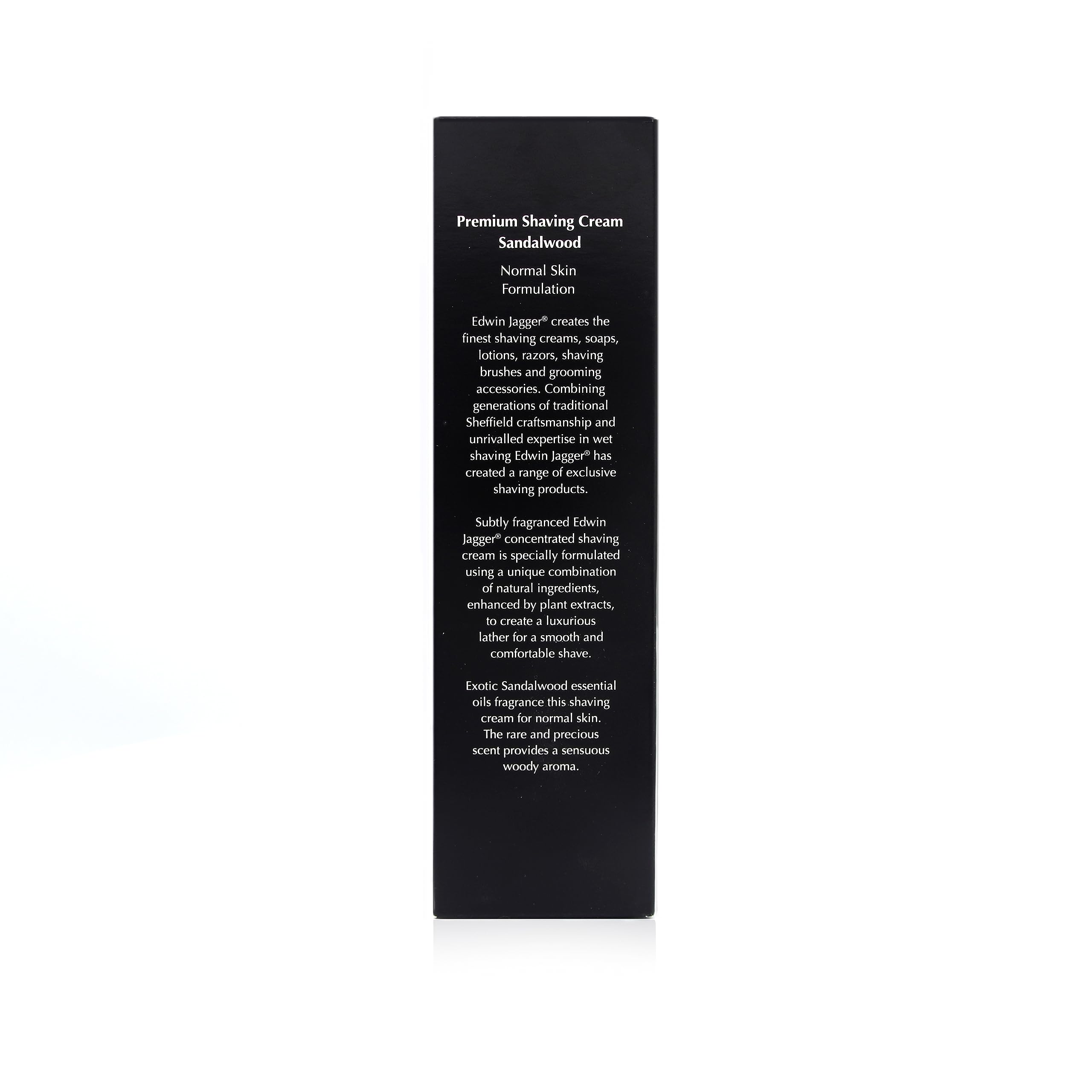 Edwin Jagger 99.9% Natural Premium Shaving Cream, 75ml Tube - Sandalwood, 2.5-Ounce