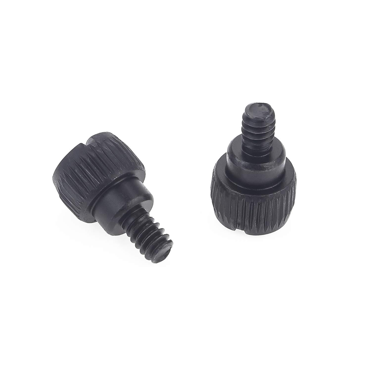 Favordrory 50 Pieces 6#-32x5 Computer Case Thumb Screws, Black