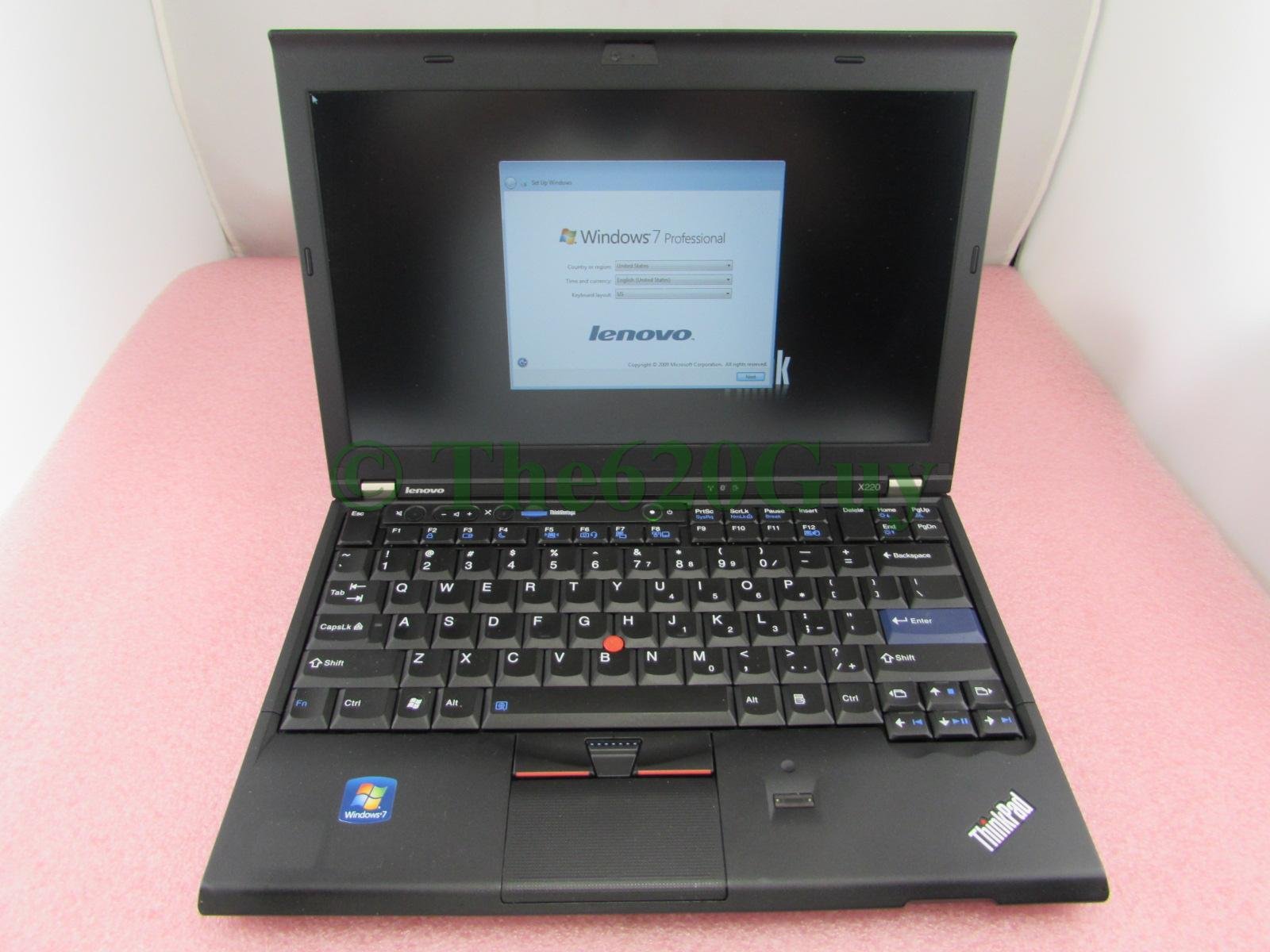 Lenovo ThinkPad X220 Laptop 12.5" Core i5 2.6GHz 8GB 128GB SSD Intel HD WIN7 64Bit