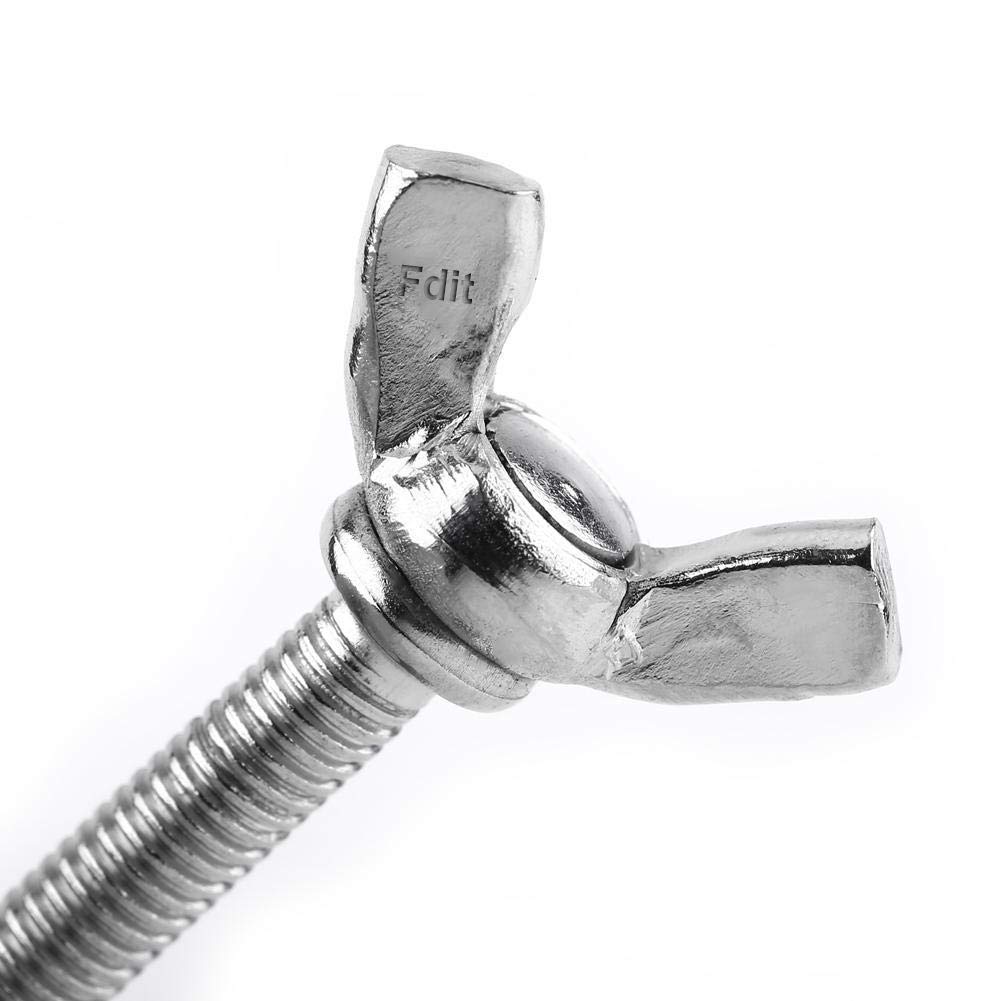 Fdit 8 Types 5PCS/Bag M5 304 Stainless Steel Wing Butterfly Screws Bolts Wingbolt Machine Fastener (M5 * 40mm)