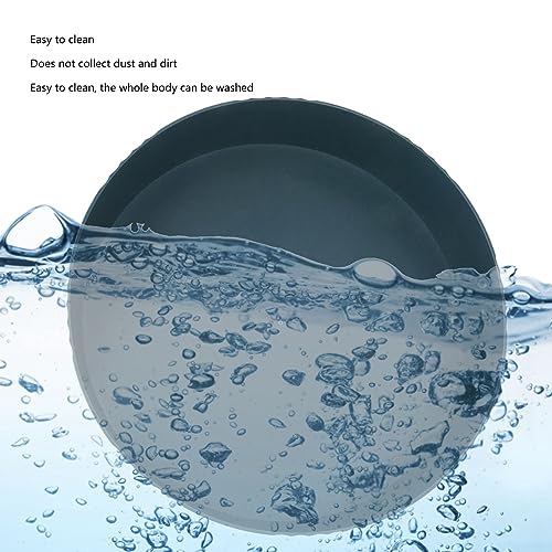 banapoy Lazy Susan Turntable, Round 360 Rotating Spice Organizer Rack Multifunctional Spinning Lazy Susan Display Tray, Non Skid, for Kitchen Countertop Makeup (Blue)