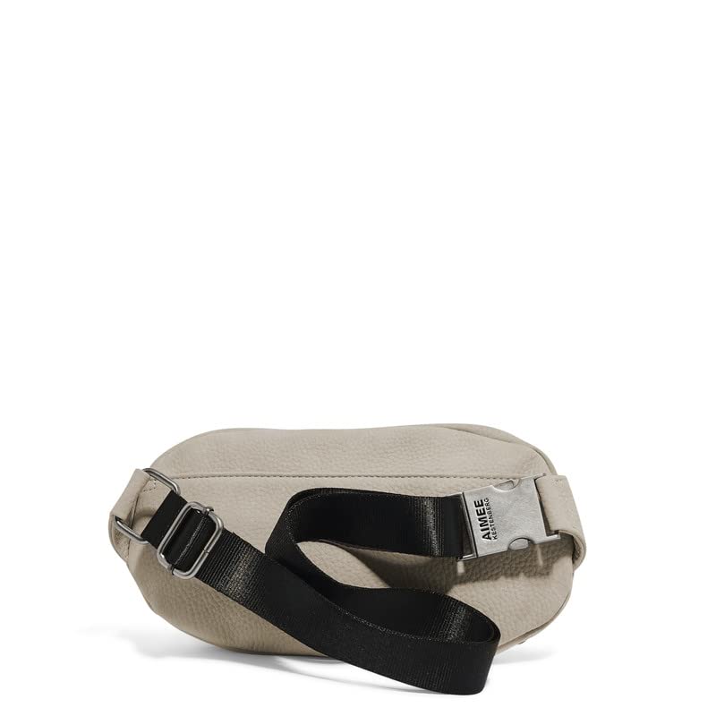 Aimee Kestenberg Milan Bum Bag - Crossbody Fanny Pack for Women - Small Leather Purse - Adjustable Belt or Shoulder Strap - Oat