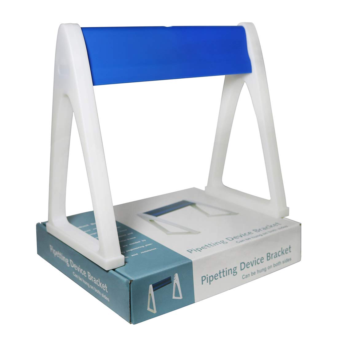 LINKTOR Lab Linear Pipettor Stand Rack, Hold Up 6 Micropipettes, Premium Engineering Plastic Polymer, Excellent Chemical Reagent Corrosion Resistance