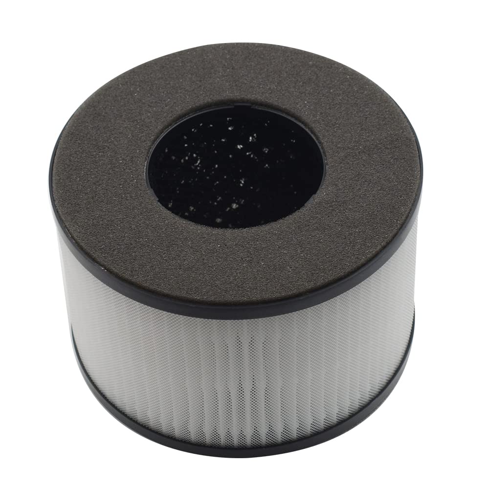 beneficiair 4 Pack 3-in-1 H13 True HEPA Replacement Filter BS-03 Compatible with PARTU and Slevoo BS-03 Air Purifiers