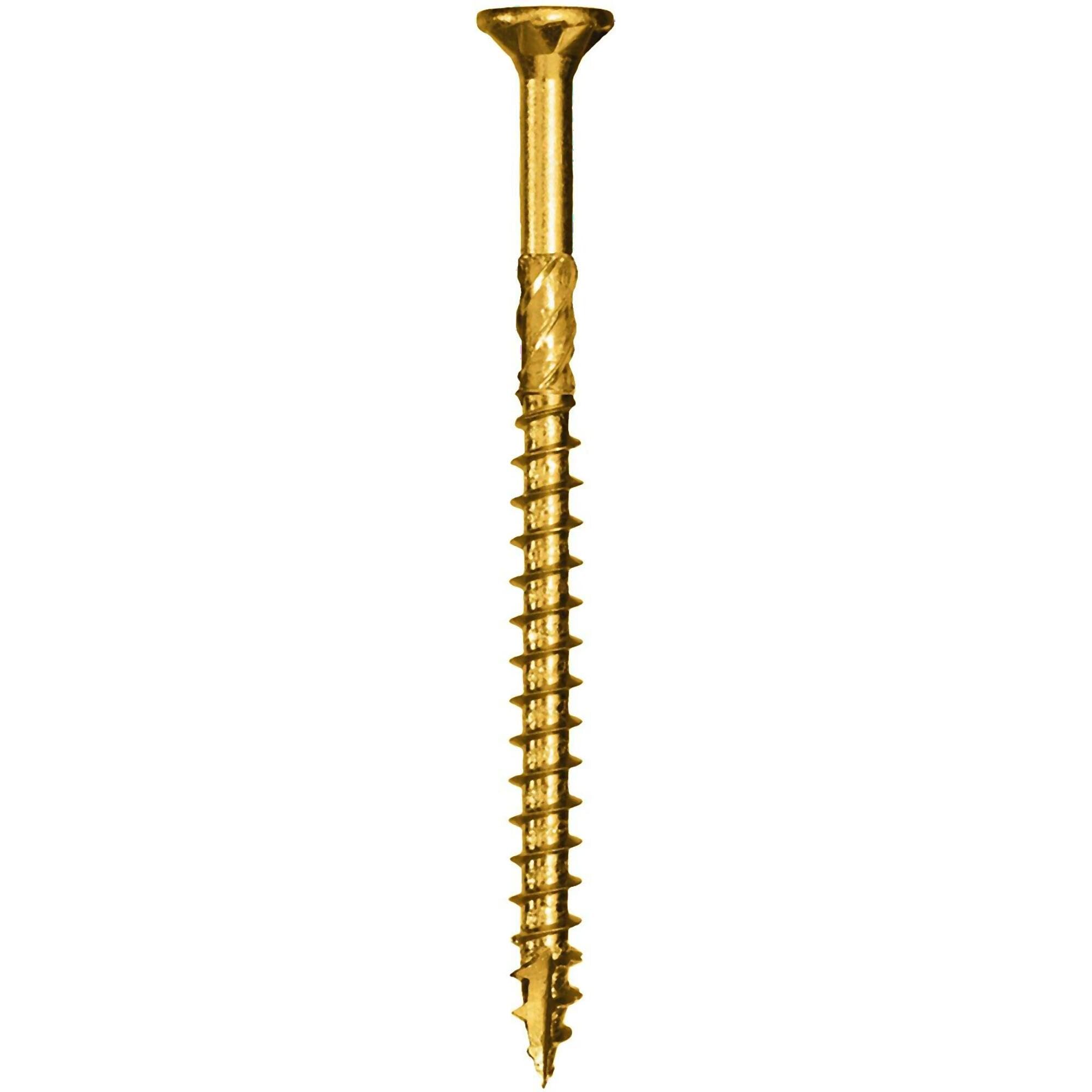 GRK 772691011398 Fasteners 01139 R4#10 x 3-1/2" Screws 300CT, 10", Gold, 300 Count