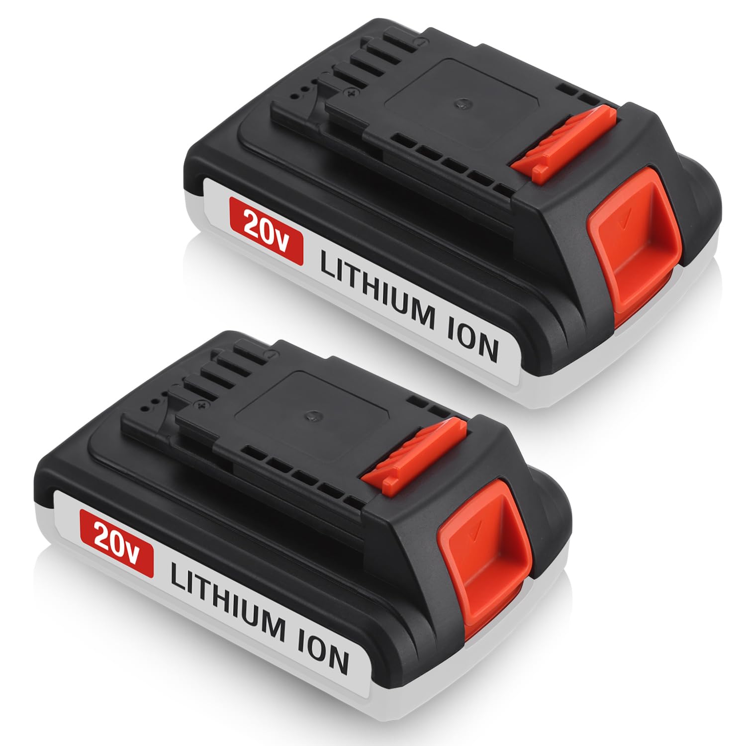 UTRBATT 3.6Ah 20V Replacement Battery Compatible with Black & Decker 20v Max LBXR20 LB20 LBX20 LBX4020 Extended Run Time Cordless Power Tools Series 2Pack
