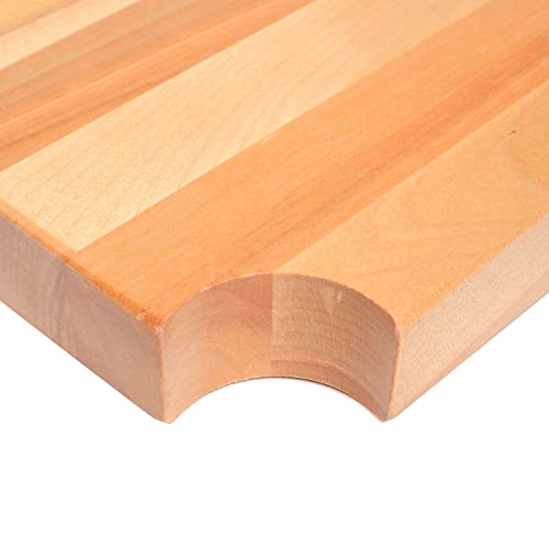John Boos 36" W x 14" D x 1" Thick Hardwood Deck Overlay for Wire Shelving