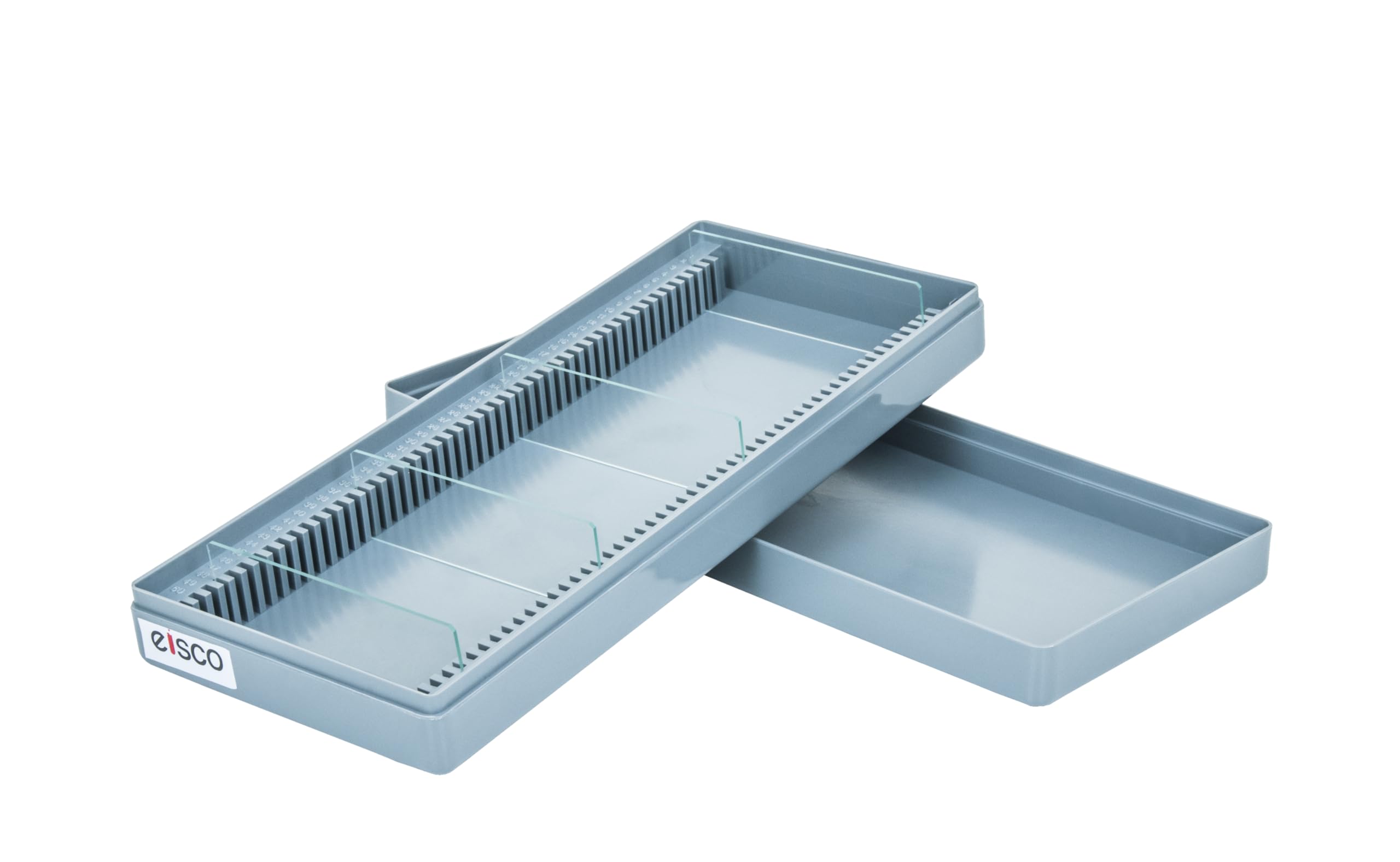 EISCO Labs Slide Box, Polystyrene, 50 Slides