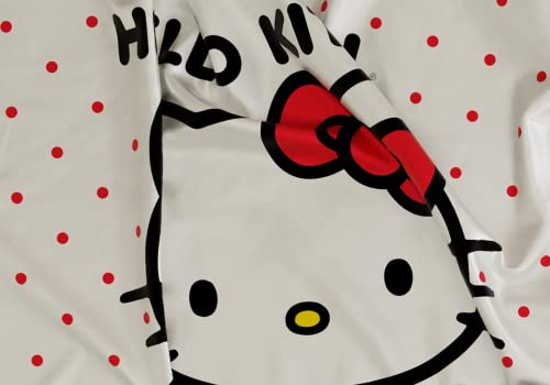 Hello Kitty Beauty Standard Beauty Silky Satin Standard Pillowcase Cover 20x30 for Hair and Skin, (Officially Licensed Product)