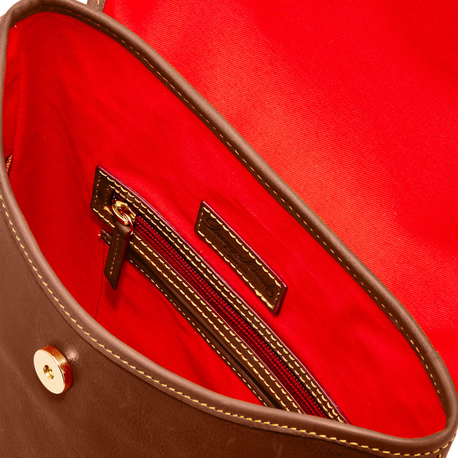 Dooney & Bourke Handbag, Florentine Large Dottie Crossbody - Chestnut